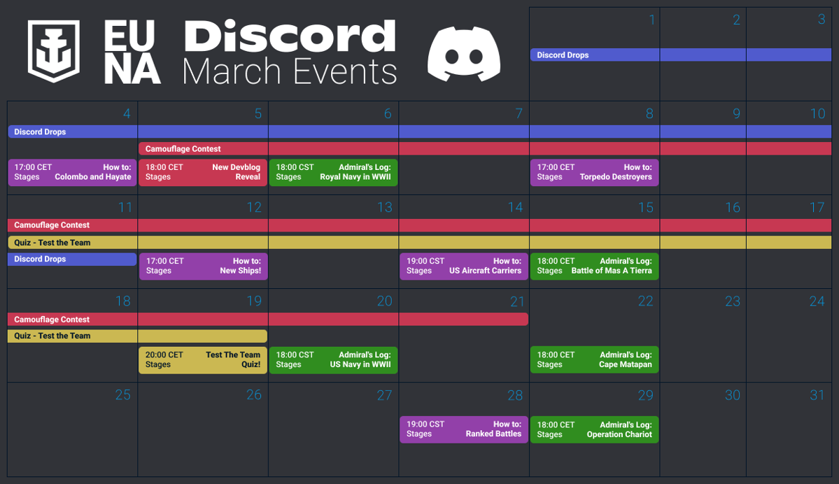 Next on Discord — "Admiral’s Log: Operation Chariot"! | World of Warships