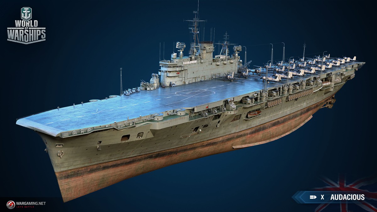 Tier 10 HMS Audacious - Lotniskowce - World of Warships official forum