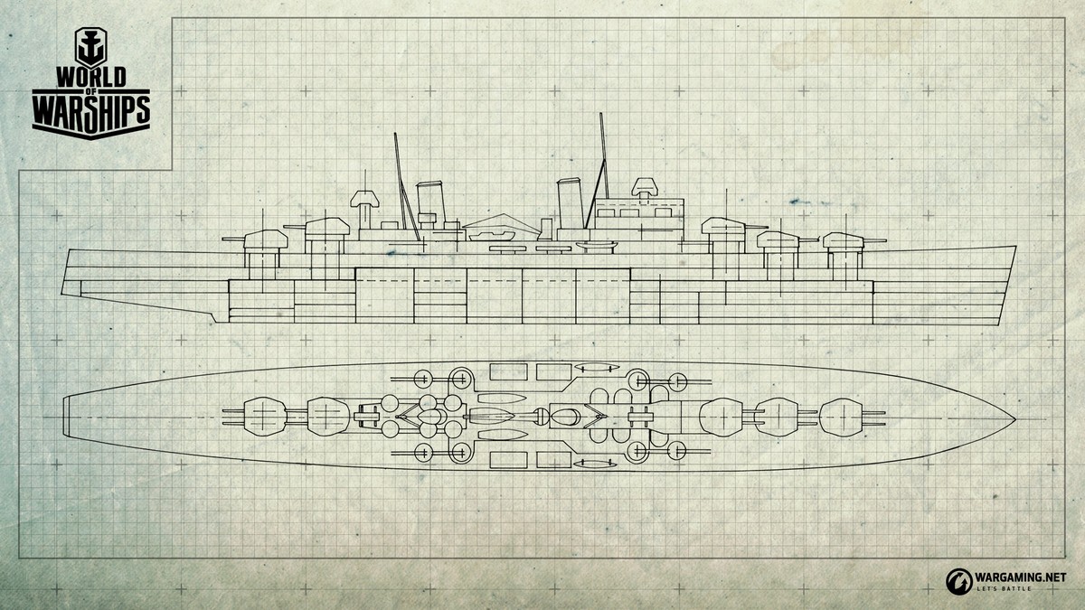 Paper Ships: Cruiser Minotaur | World of Warships
